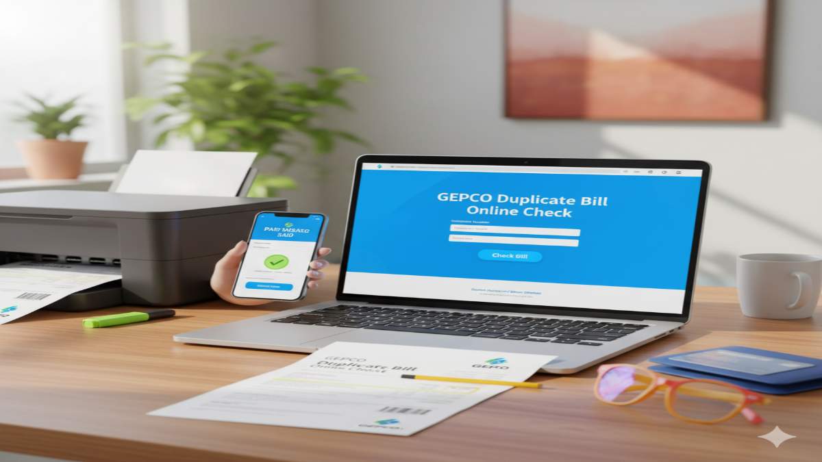 GEPCO Duplicate Bill Online Check: View, Print & Download