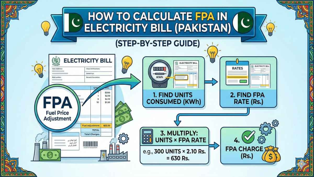 How to Calculate FPA in Electricity Bill (Pakistan Guide)